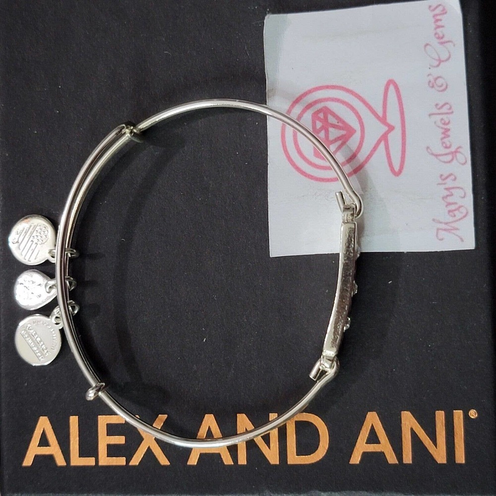 Alex And Ani Xoxo Bar Bangle Bracelet - Gem